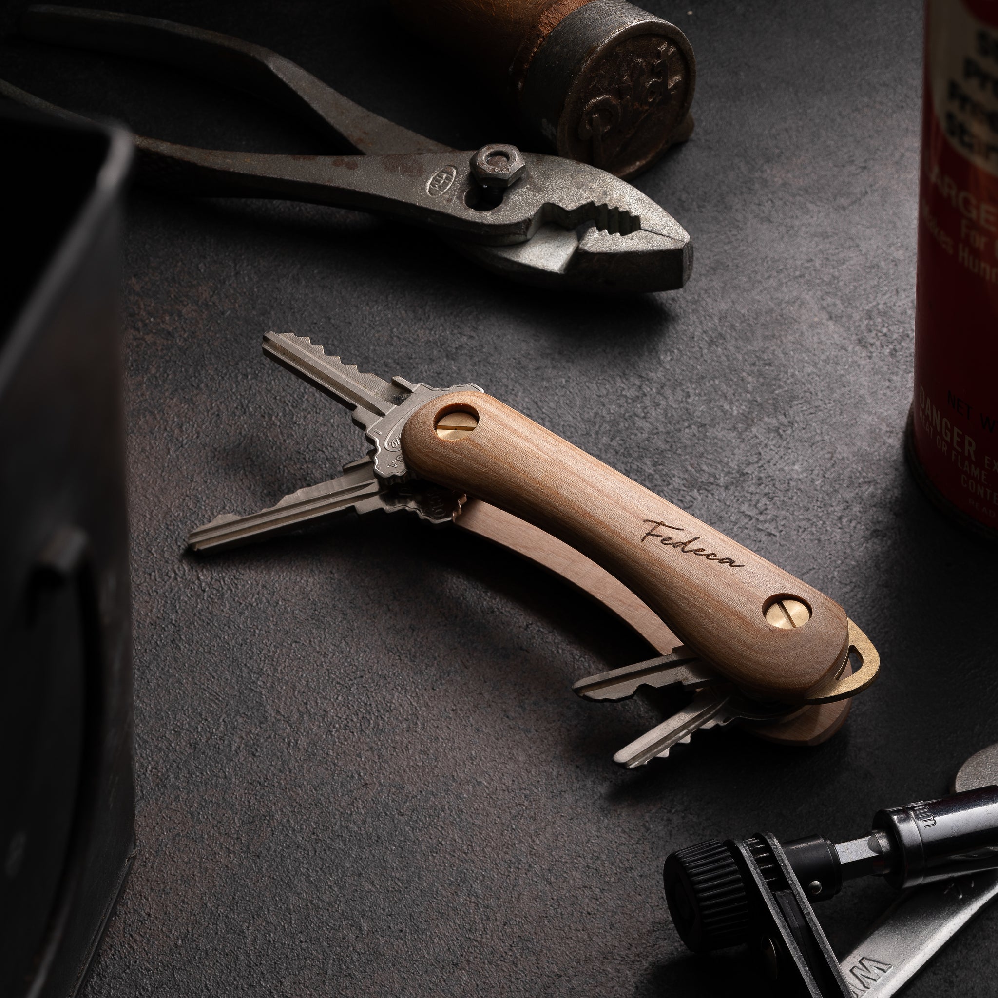 【強化木】FEDECA キーオーガナイザー プレーンホワイト 5,500円