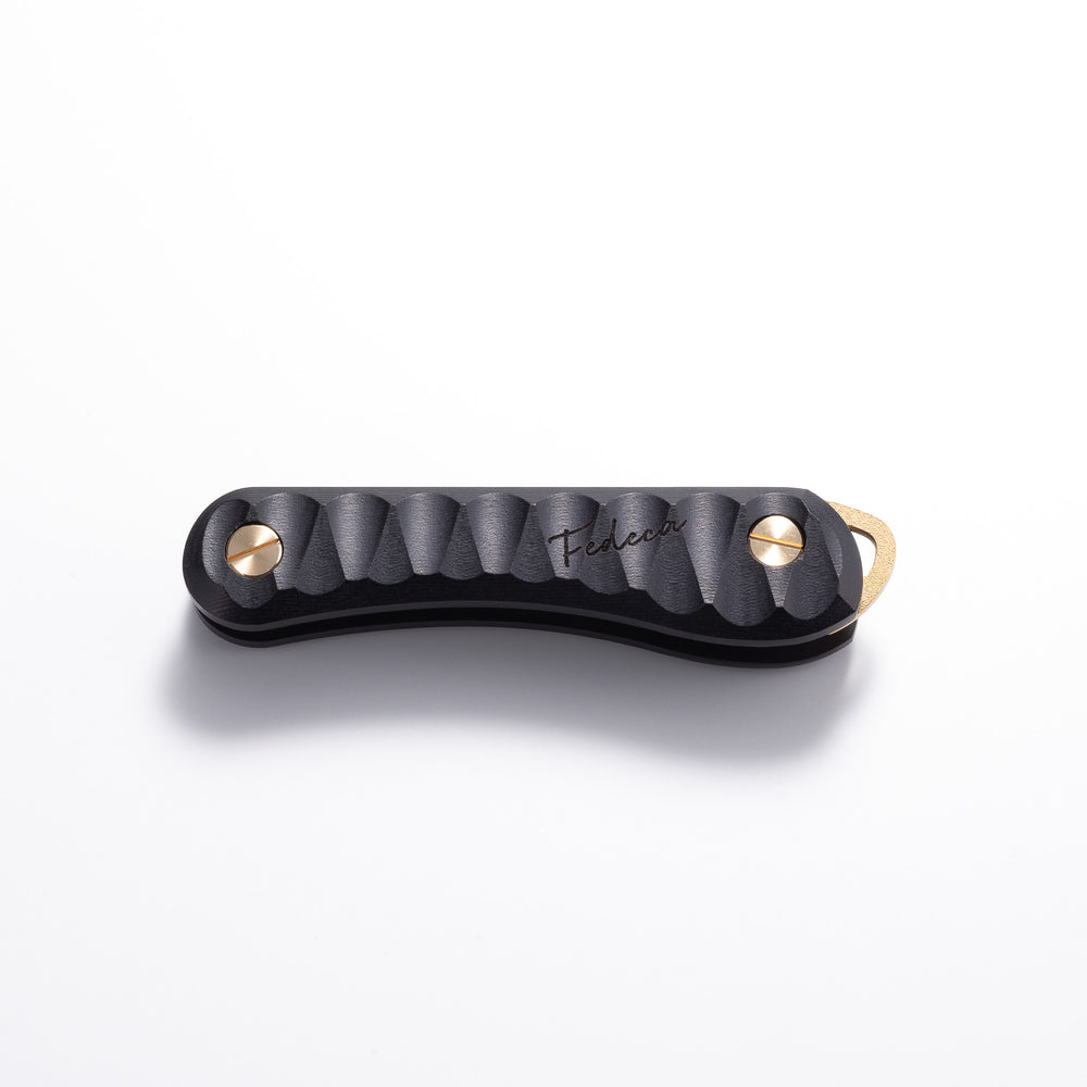 【強化木】FEDECA キーオーガナイザー リップルブラック 6,600円【0001188】