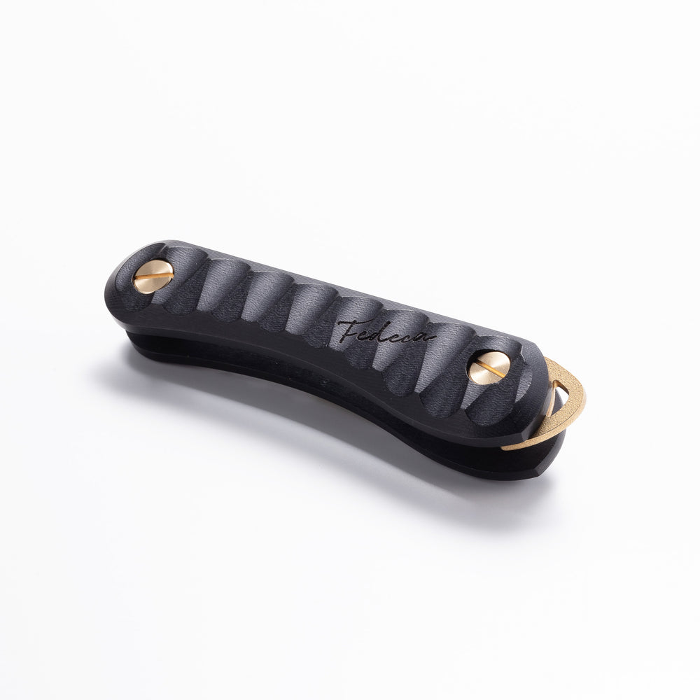 【強化木】FEDECA キーオーガナイザー リップルブラック 6,600円【0001188】